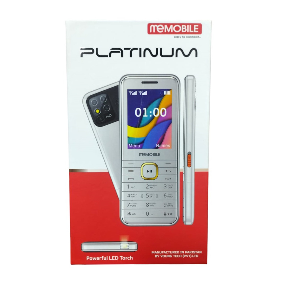 Memobile Platinum - Slim & Sleek Design - Dual Sim - PTA Approved ...