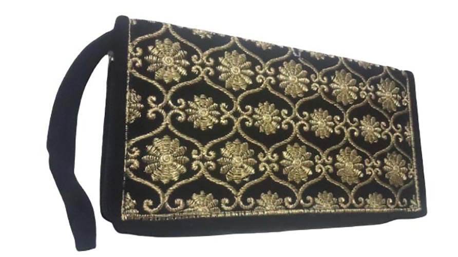 EXCEPTIONAL LADIES CLUTCHES BEAUTIFUL CLUTCH FOR GIRLS FABRIC GOLDEN ...