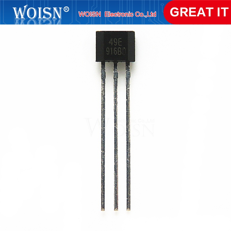 10pcs/lot SS49E S49E 49E Hall element OH49E Hall sensor Hall Effect ...