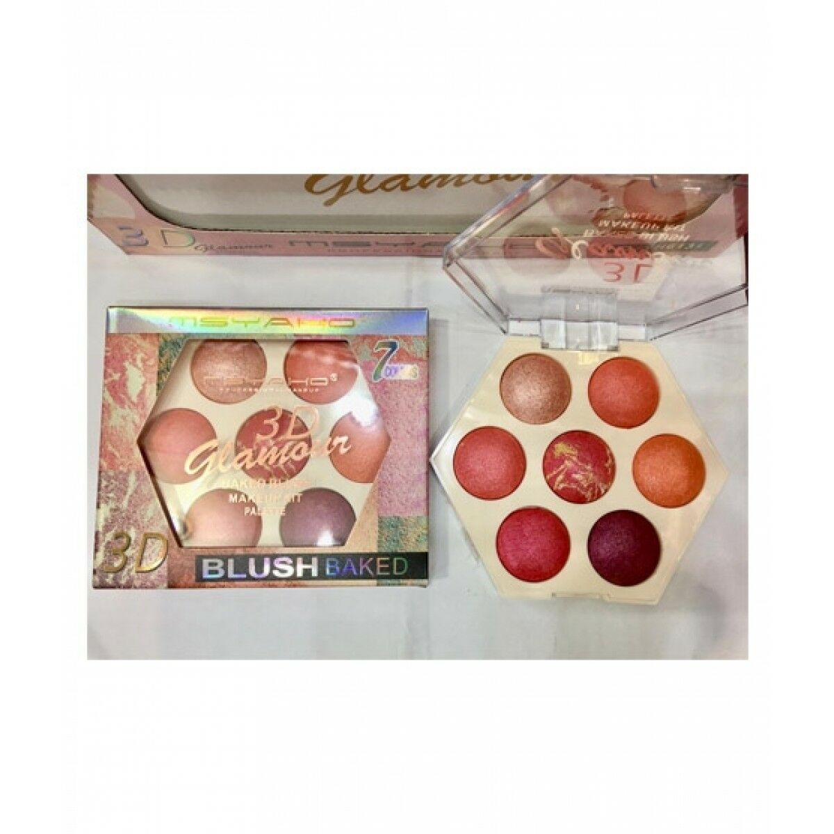 7 Colors Blusher in 1 Professional Terracotta Blush On Palette Kit ...