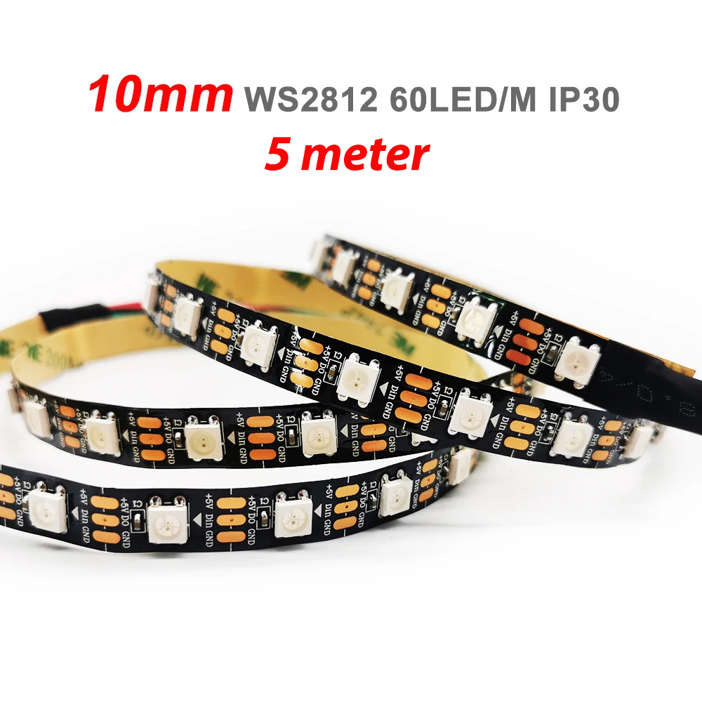 WS2812B LED Strip role 300 led Individual Addressable 5 meter Pixel RGB ...