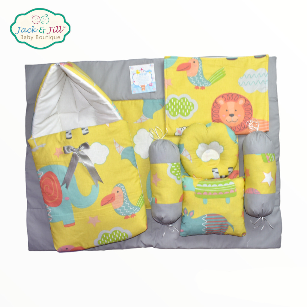 Jack & Jill (SEVEN Pieces Set) 7 Piece Set Super Soft Baby Bed Set-New ...