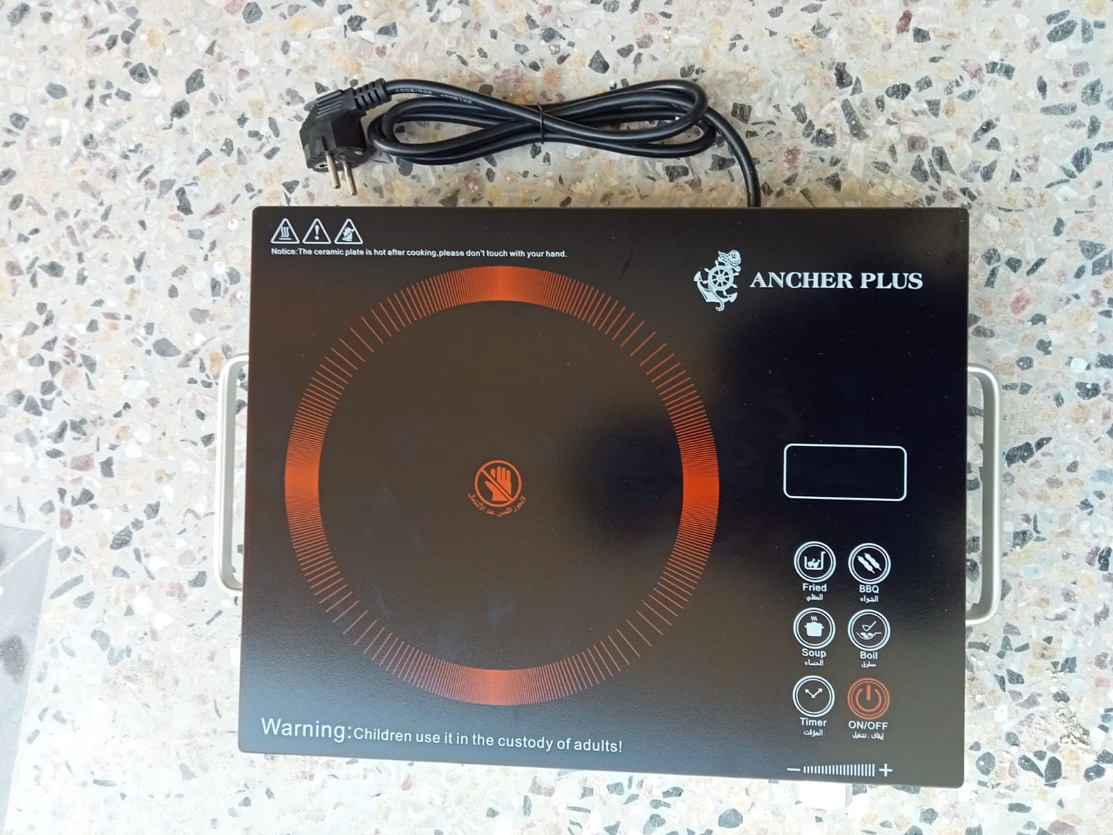 Ancher Plus | 2200W | 6 Options Electric Ceramic Cooker Stove Hot Plate ...