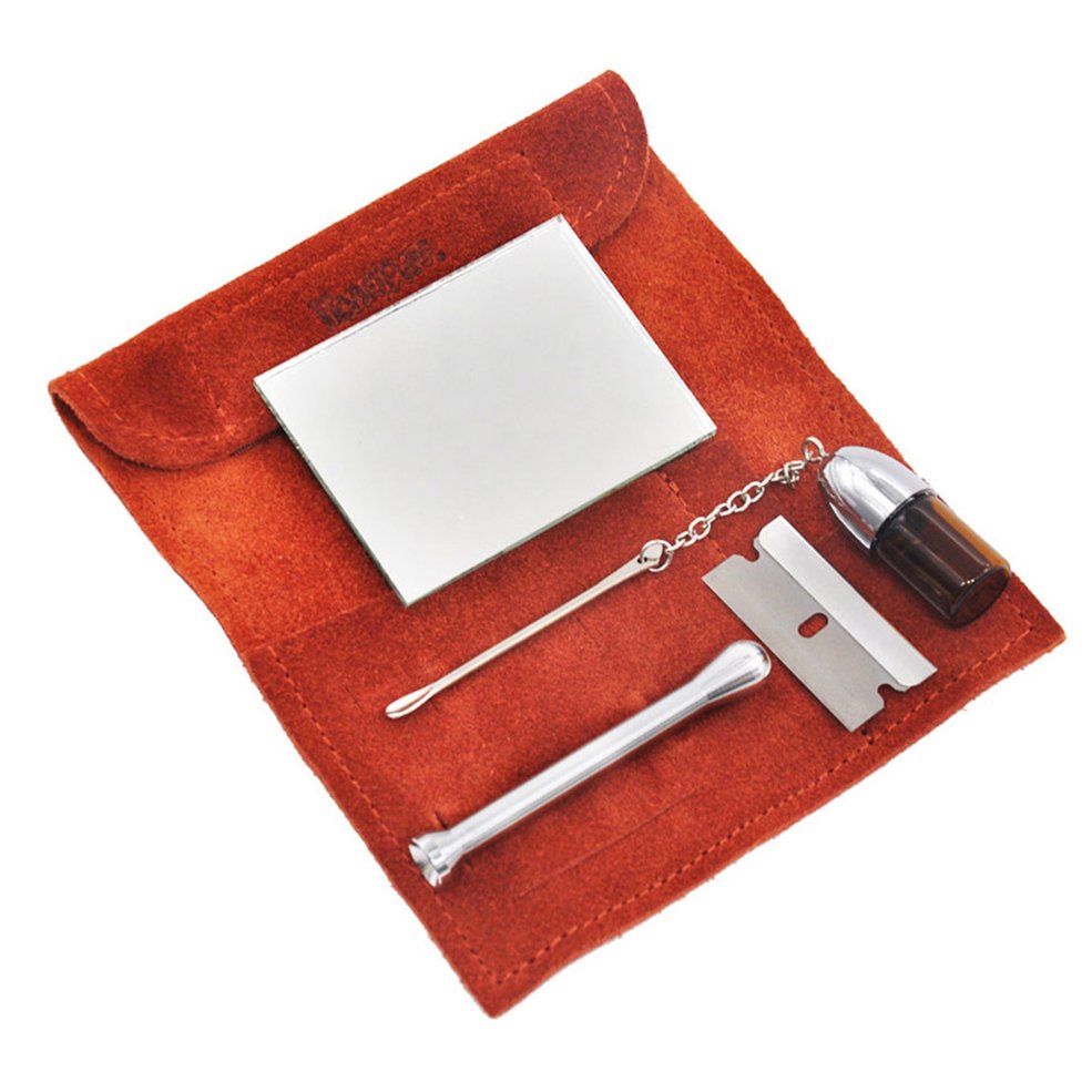 For max420 Small Size Suede Kit Snuff Sniffer Snorter Tube Powder ...