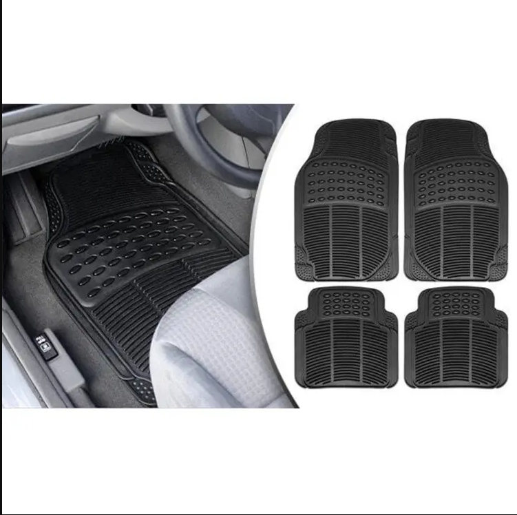 Best Low Budget 5Pc PVC Rubber Car Floor Mats: Universal Fit for All ...