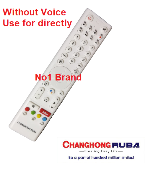 Changhong Ruba SMART LED TV Remote Control Without Voice with YouTub ...