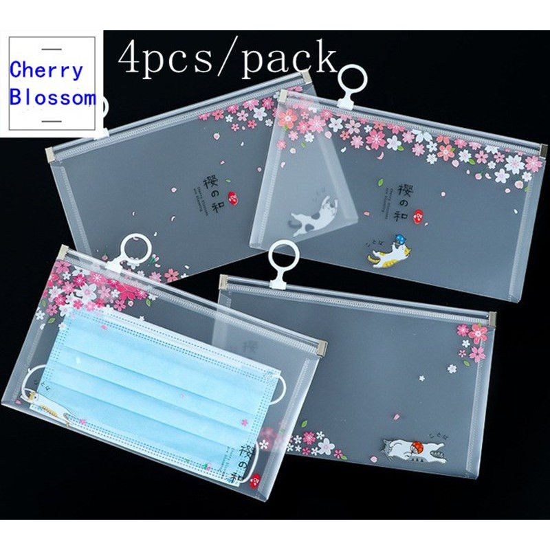 4pcs/pack Face Mask Storage Case,Face Mask Organizer Cover,Mask Storage ...