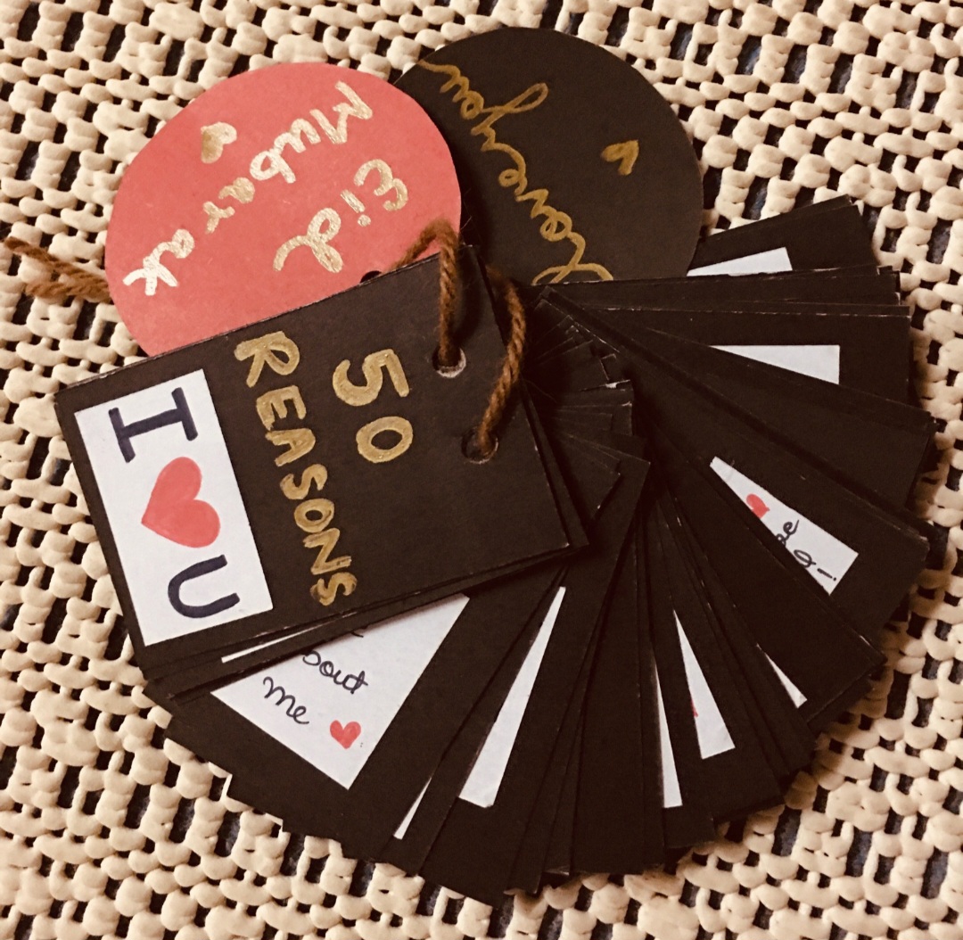 Customized Card Tags 50 reasons I love you Quotes for lovers and Free ...