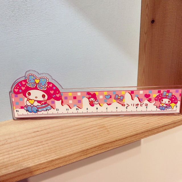 Sanrio hello kitty ruler girl drawing measurement cute Kuromi Melody ...