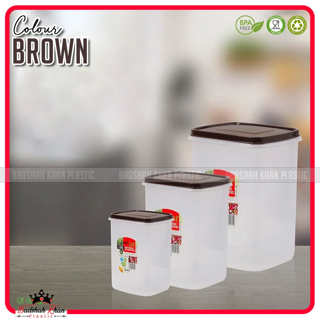 Snack Jar 3 Piece Set / Jar Set / Jar / Jars For Kitchen | Daraz.pk