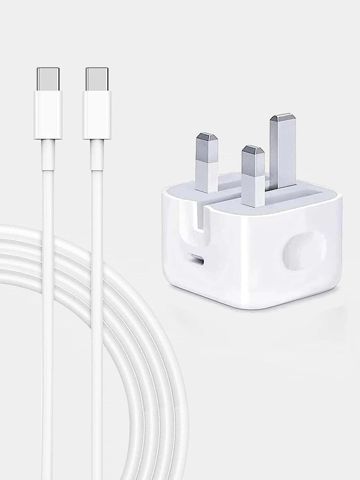 Apple Iphone 3 Pin UK Style Original Charger Power Adapter 20w USB C to ...