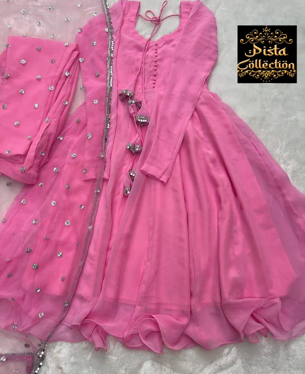 Stitched Chiffon Maxi 3Pc Dress for Woman and young girls: Unique and ...