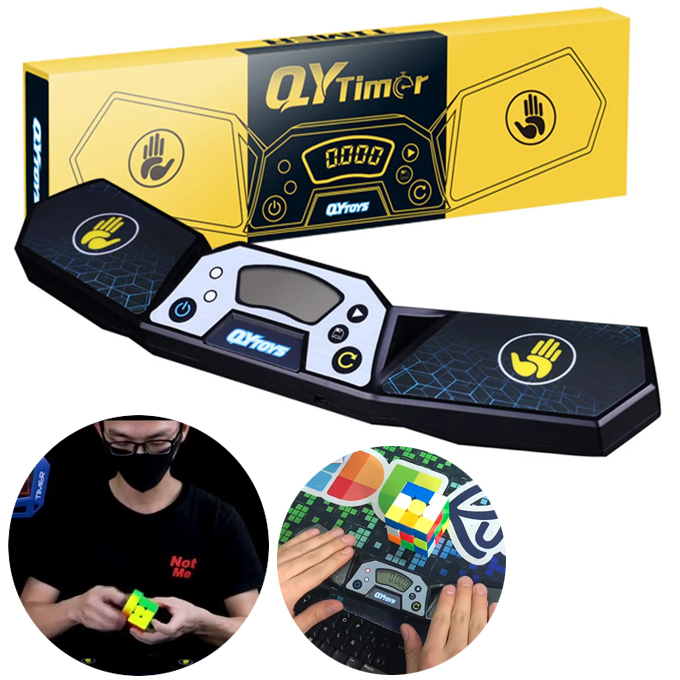 QIYI Magic Cube Timer For Competition - Automatic Calculation Hand Touch Control Timer | Daraz.pk