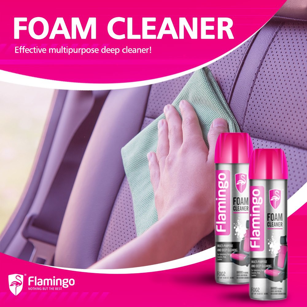 Flamingo Multi-Purpose Foam Cleaning Like Fabric, Carpet, Leather ...