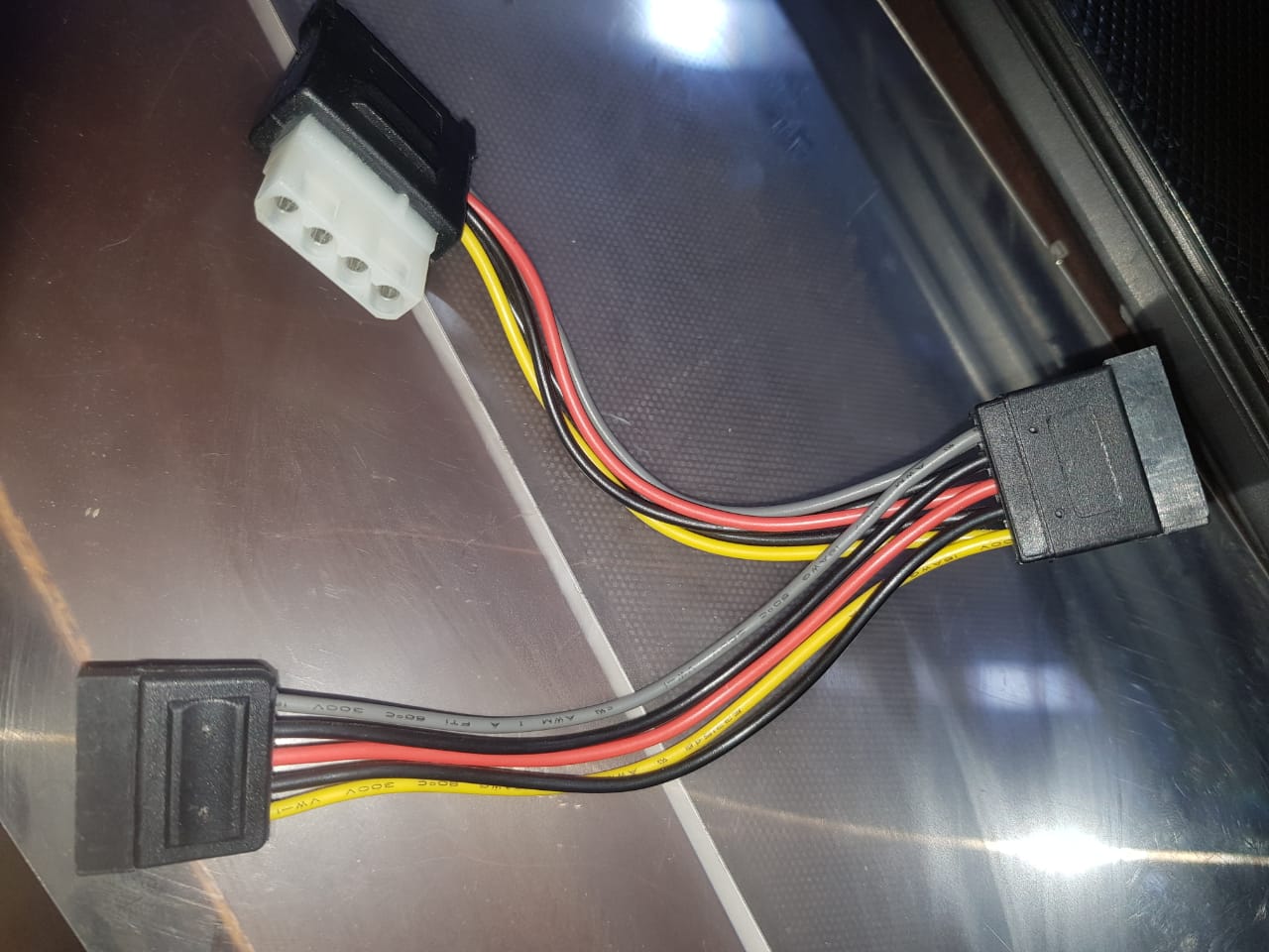 Sata To 2 Double Sata Connector+Molex .,Sata To Sata Connector 100 ...