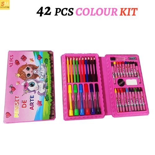 Multi Coloring Set 86 PCS Color Kit / Set With Button Box Best Quality ...