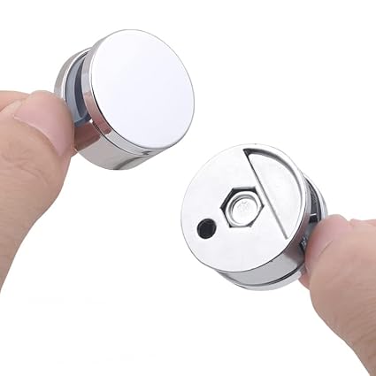 Mirror Glass Clips | 4-Piece Mirror Wall Holder & Hanging Bracket Set ...