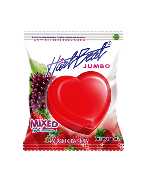 HartBeat Jumbo Love Candy, Mixed Fruit Flavoured 1 JUMBO PACK KG | Daraz.pk