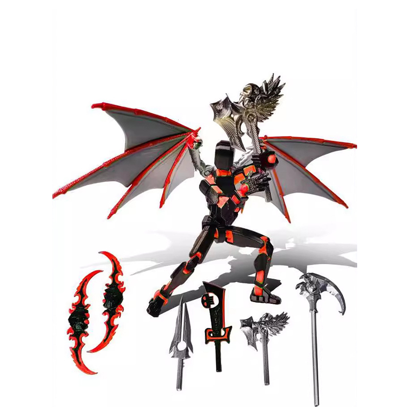 T13 Action Figure Eridan Six Winged Angel T13 Dummy Robot 3D Printed ...