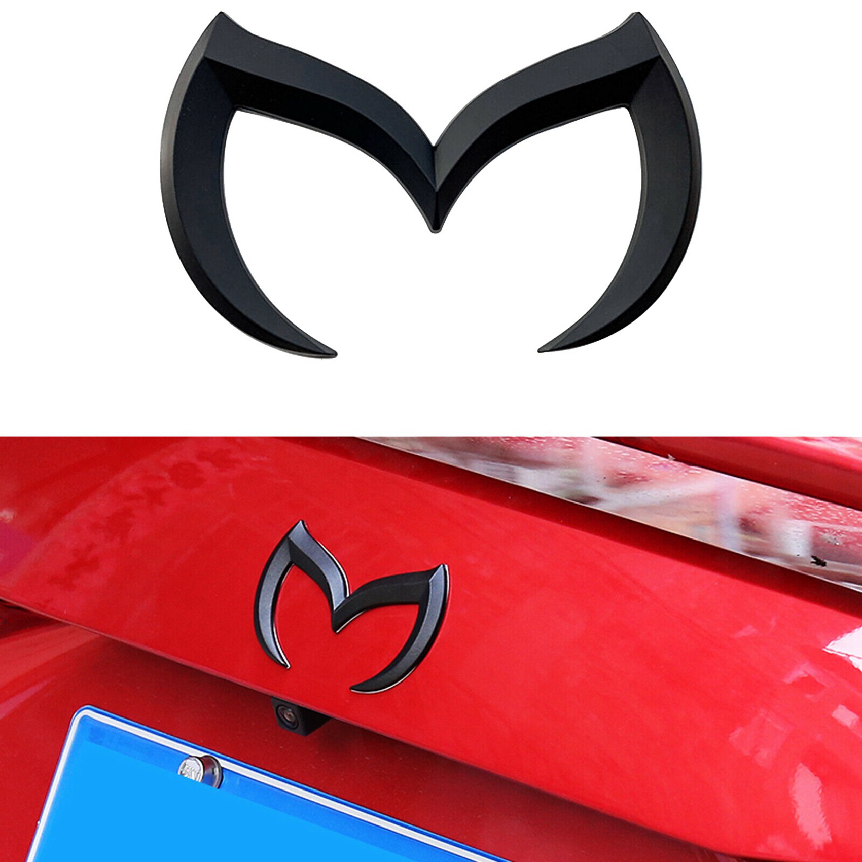 Evil M Mazda Logo Xotic Tech Evil M Emblem Logo Badge Decal For Mazda3
