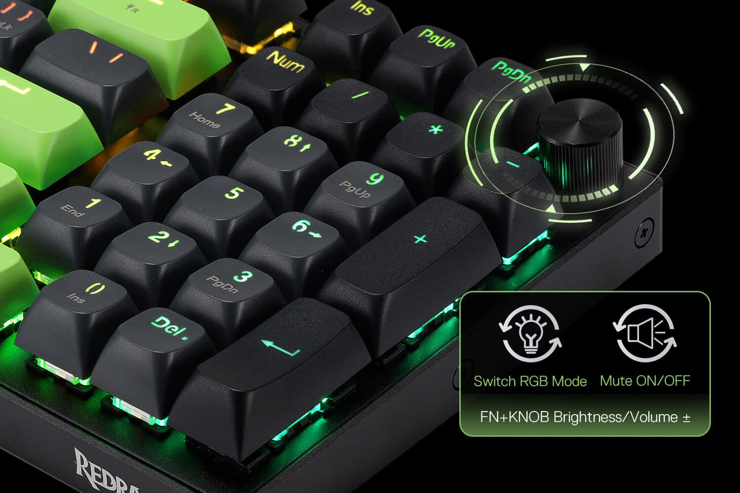 Buy Redragon K740 Wired Mechanical Gaming Keyboard RGB 98 Keys with ...
