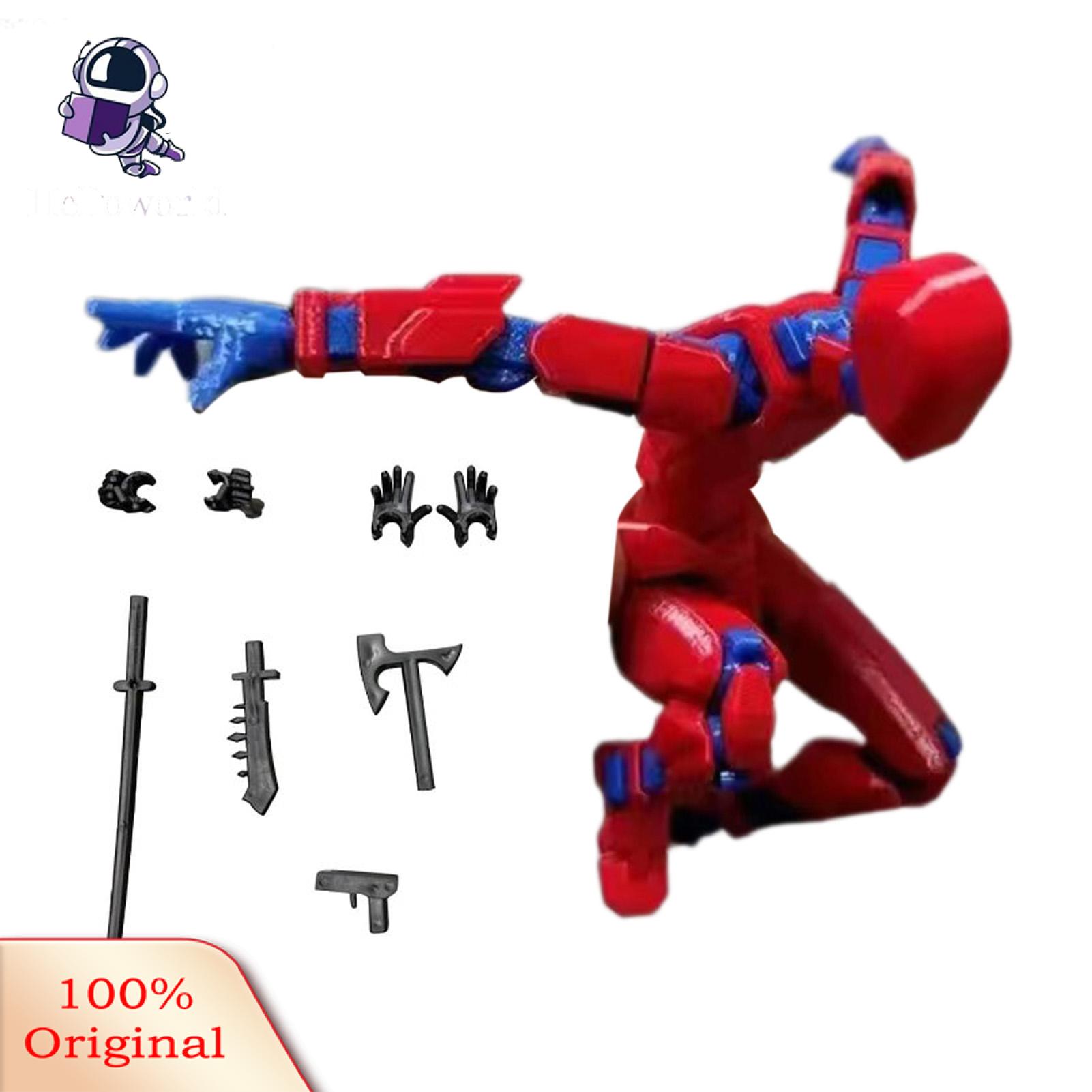 Desktop Action Figure Transforming Robot Action Figure with Weapon ...