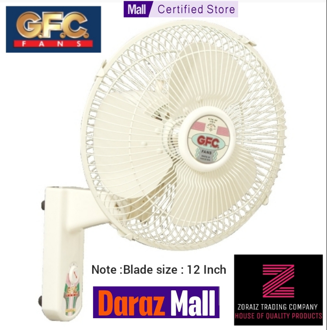 GFC Fan Wall Bracket 12 Inch Off White Color Pure Copper Wire | Daraz.pk
