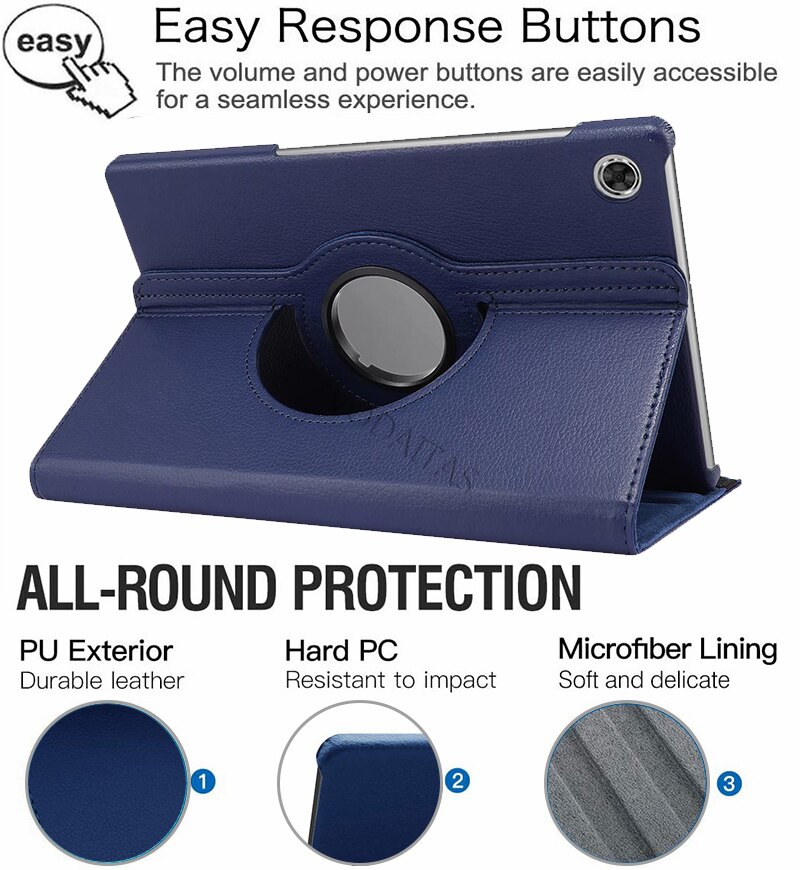 For Lenovo Tab M10 HD (2nd Gen) TB-X306X X306F X306 10.1'' PU Leather ...