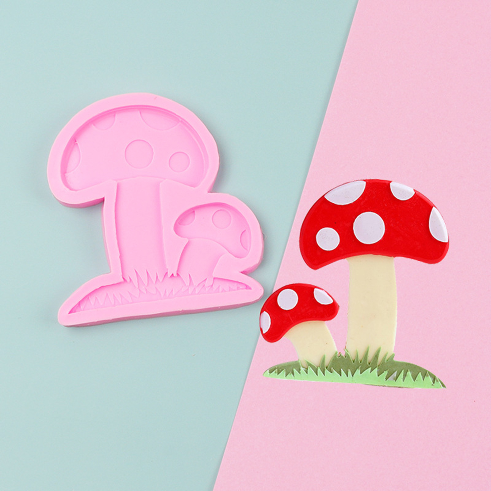 Childrenworld Mousse Mould Food Grade Cute Mushroom Biscuit Mousse ...