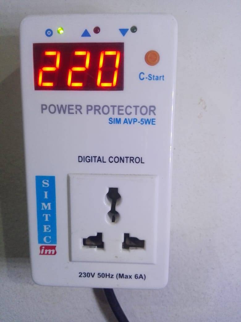 AUTOMATIC DIGITAL POWER PROTECTOR | DIGITAL CONTROL | MODEL: SIM-AVP ...