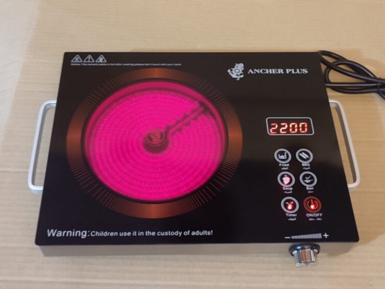 Ancher Plus 3500W Electric Ceramic Cooker Stove Hot Plate Induction ...