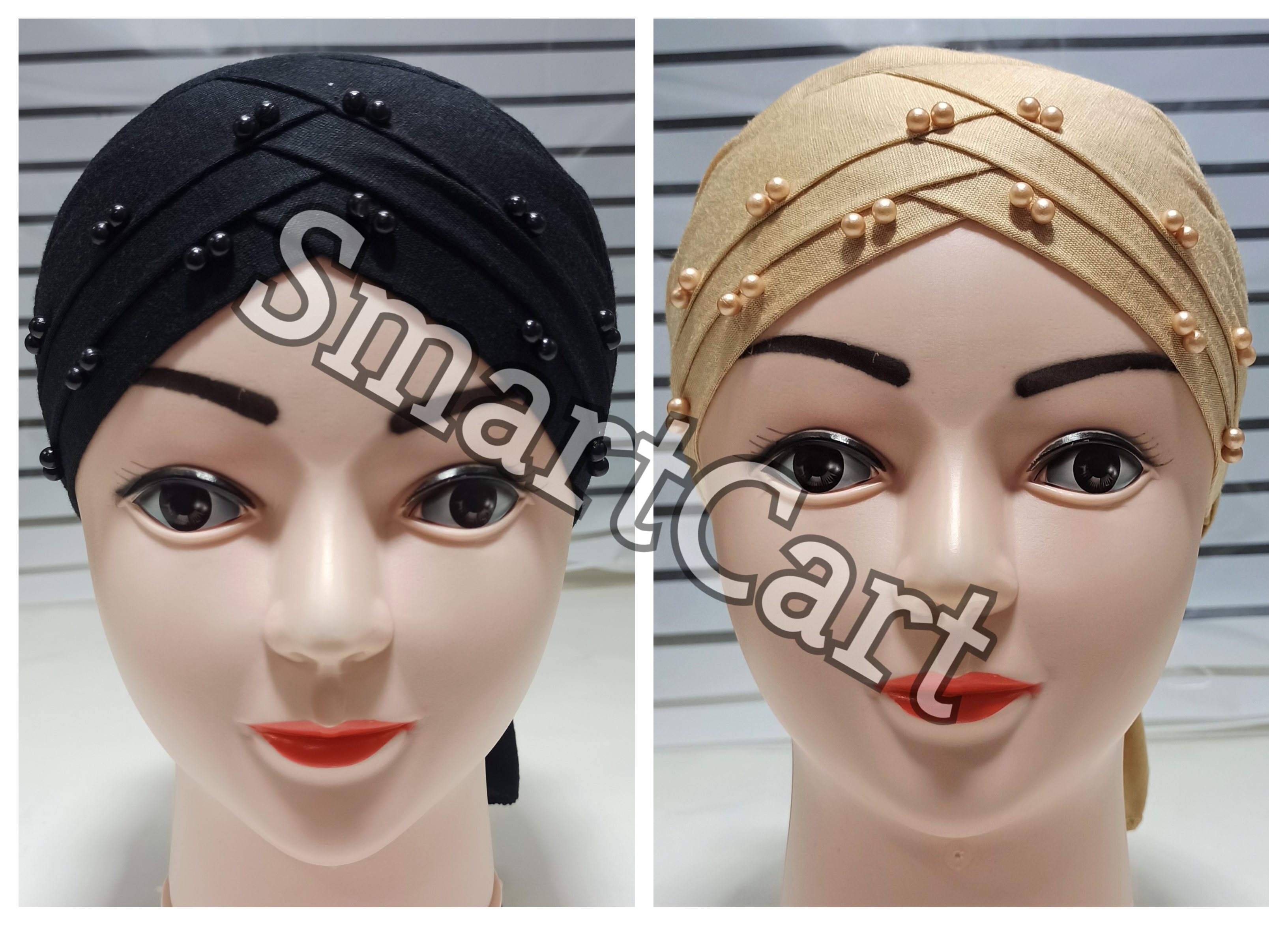 Pack of 2 Hijab pearl cap for girls | Hijab caps | hijab caps for girls ...