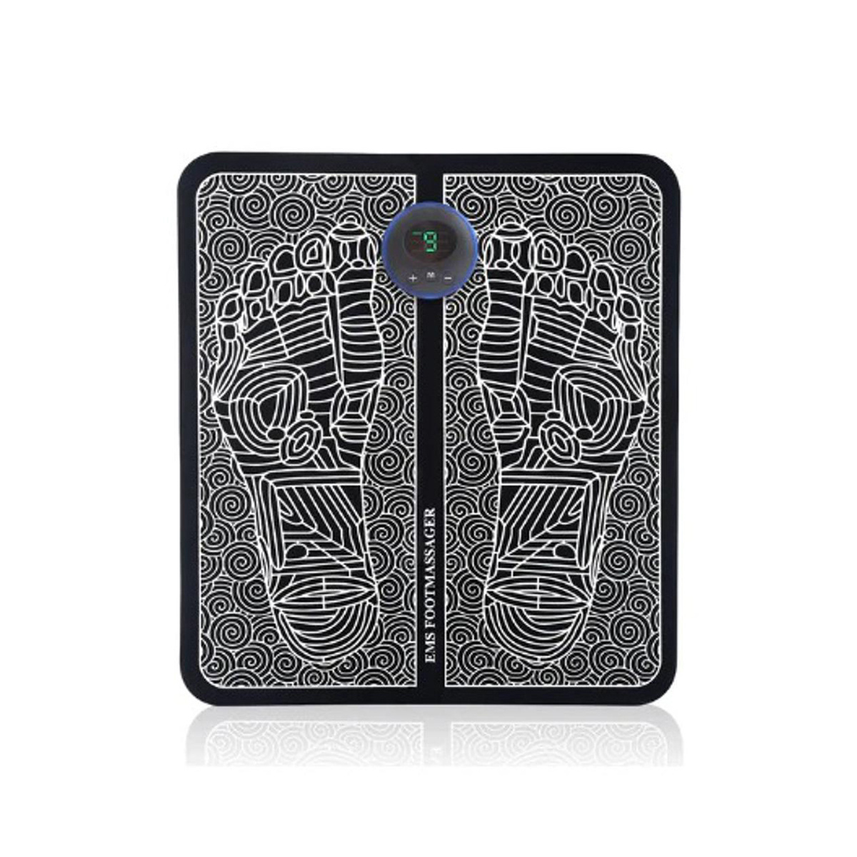 EMS Foot Massager Mat Portable Folding Feet Massage Pad Electric Muscle ...