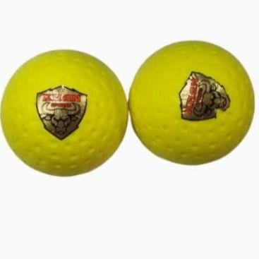 PU Dimple Rubber Indoor Cricket Ball Pack Of 2 Balls Practice Cricket ...