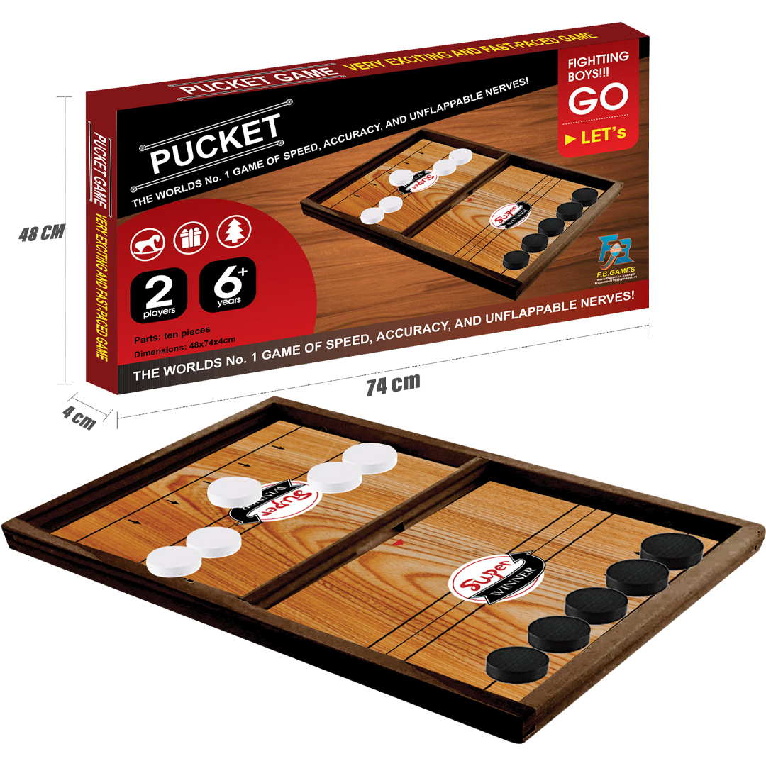 Large Pucket Board Game For Kids and Adults Faimly Game Wooden Made 2 ...