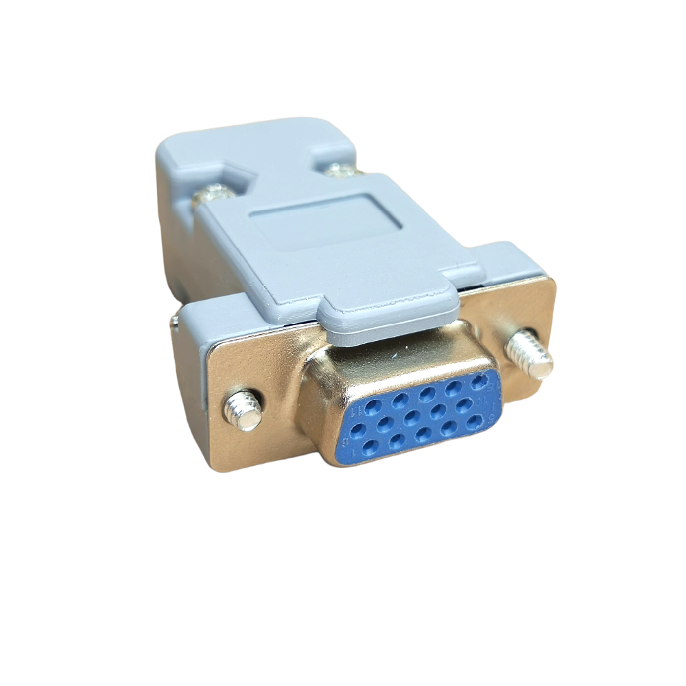 1PCS - DB15 VGA 15 Pin Male Female Connctor With Plasic Shell | Daraz.pk