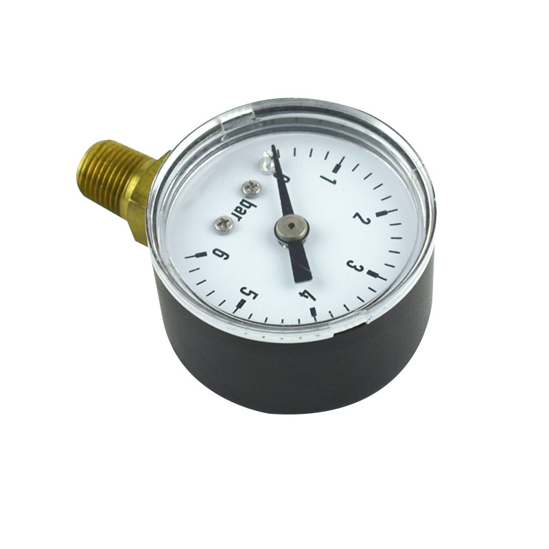 Yuyao Factory Supply Axial Shock-Resistant Suction Gauge Water Pressure ...