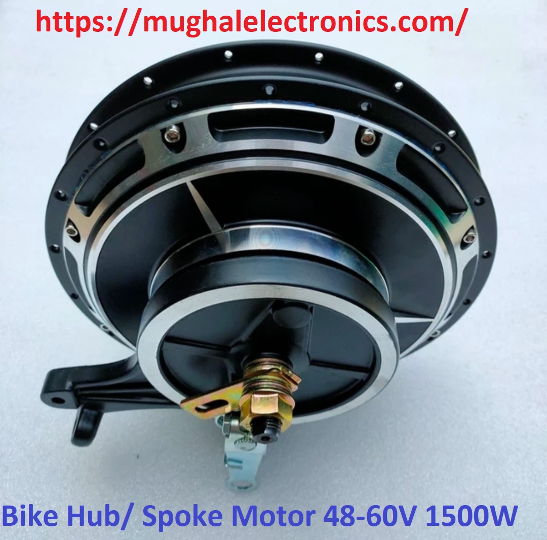 Electric Bike Hub BLDC Rear Wheel Three Phase 1500W Brushless Spoke ...