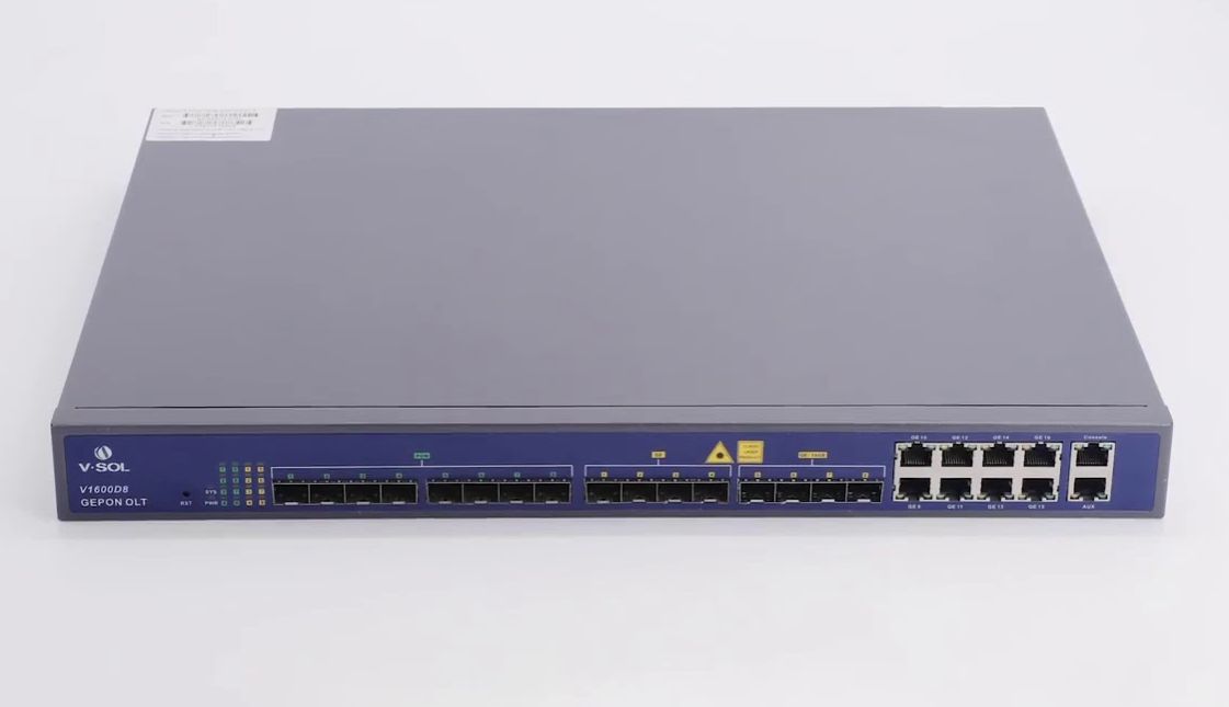 8 port OLT EPON | With 2 SFP PON module +9dbm | VS0L | Optical Link ...