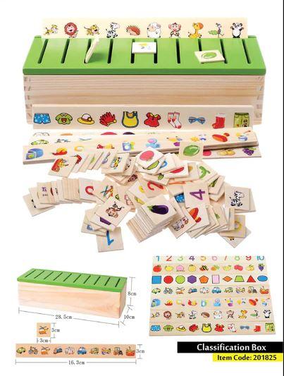KNOWLEDGE CLASSIFICATION BOX â€“ EDUCATIONAL TOY | Daraz.pk