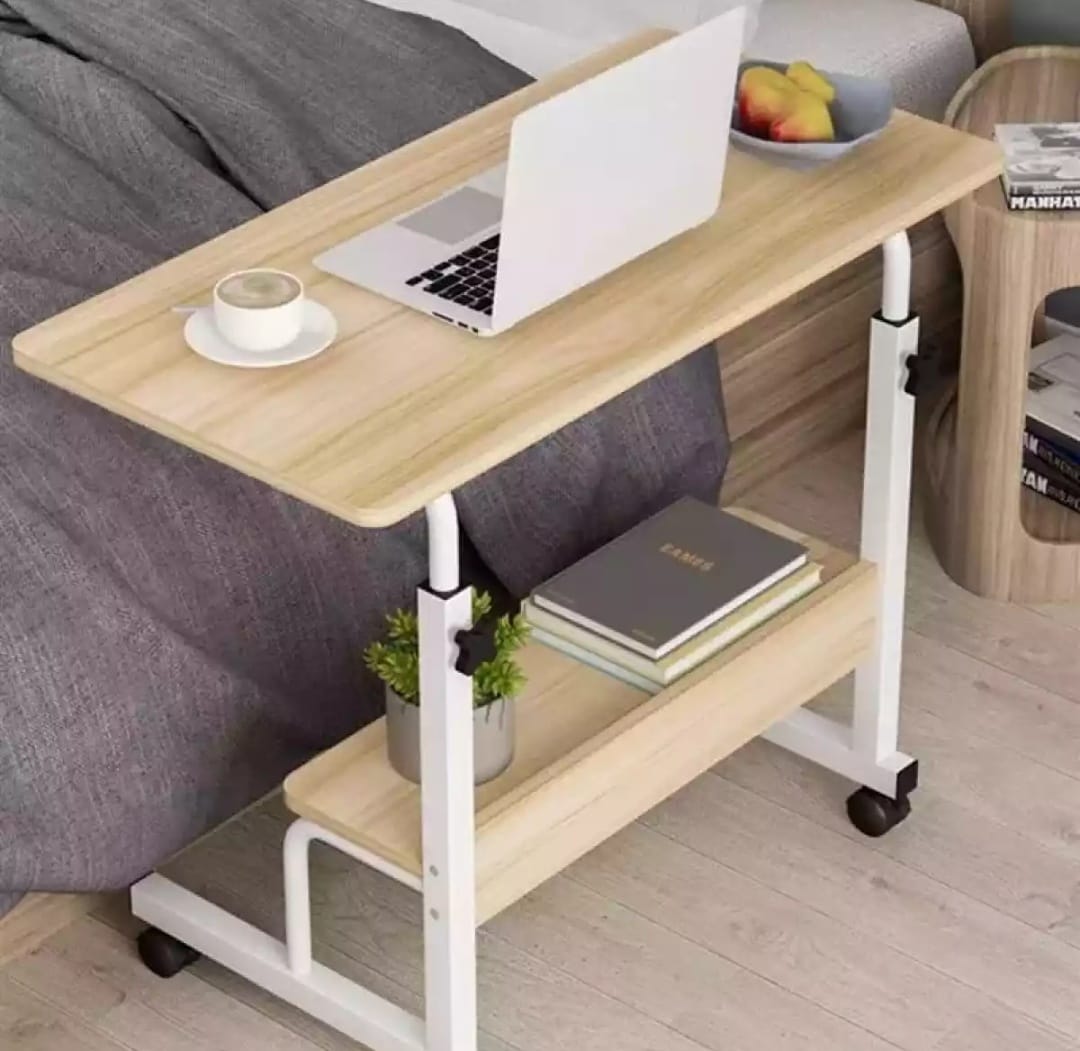 Modern Slim Study Table Steel Wood Desktop Computer Desk (New) for Sale ...