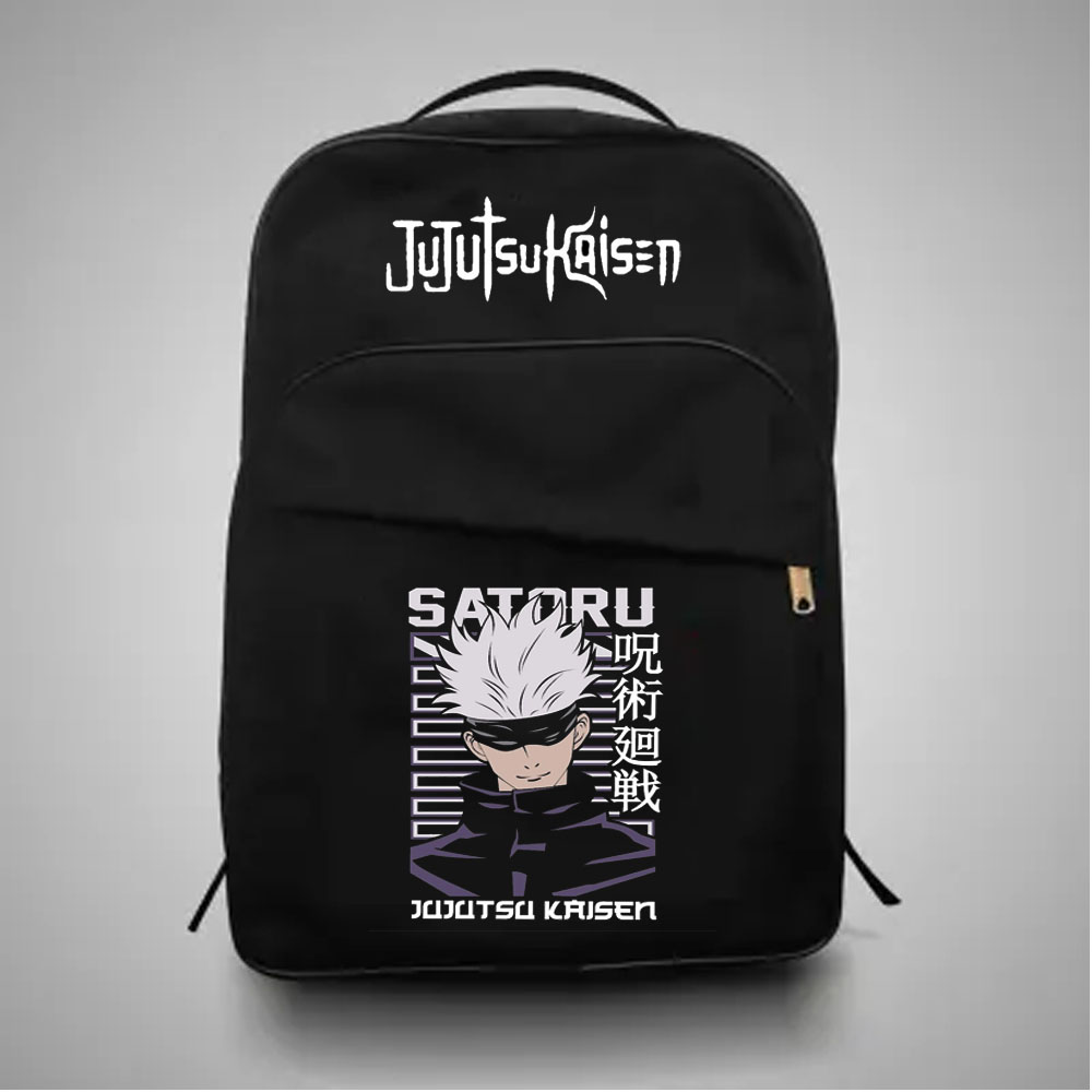 Jujutsu kaisen member SATORU gojo design backpack with Dual Partition ...