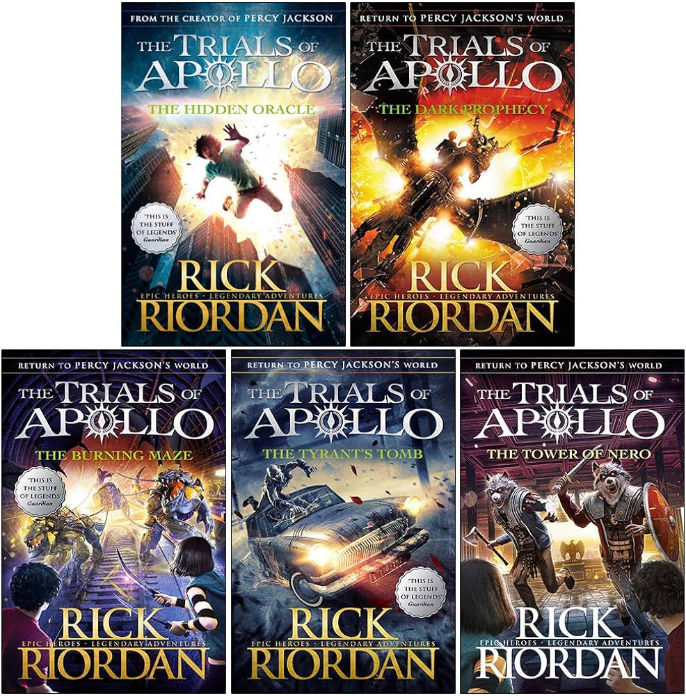 Trials of Apollo Series Rick Riordan Collection 5 Books Set | Daraz.pk