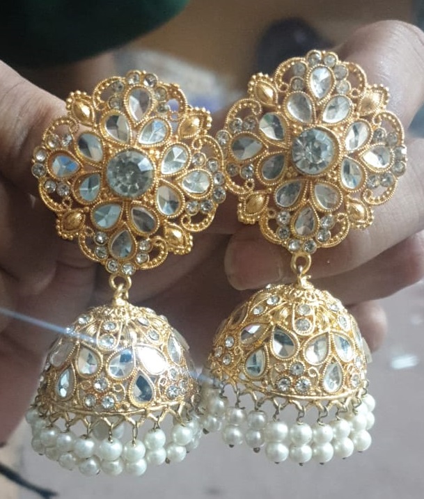 Royal Indian Jhumkas Earrings Jhumkas (Bali Bohemia Drop Dangle) | Daraz.pk