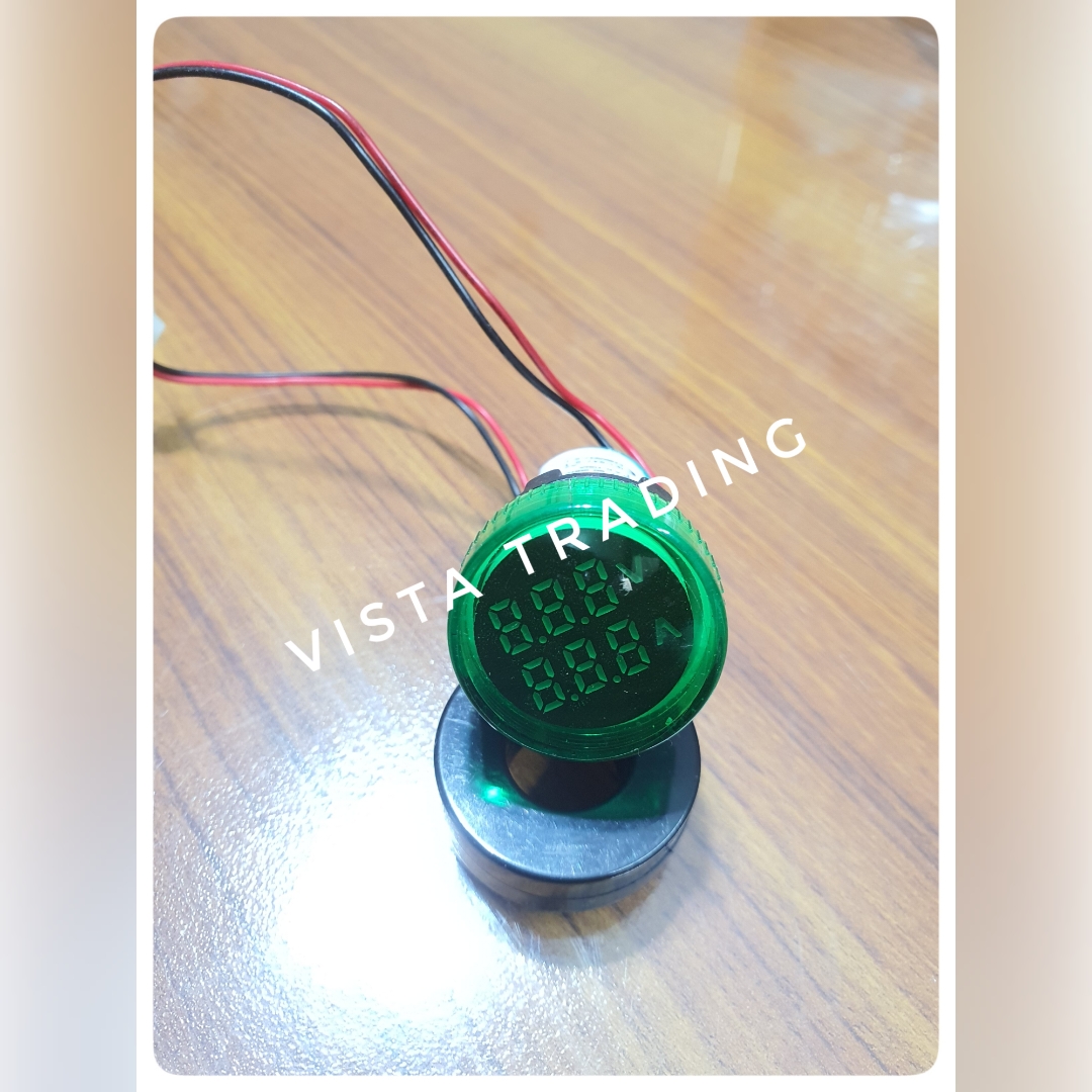 Digital Volt and Ampere Meter Light, Square Panel meter, Volt and ...
