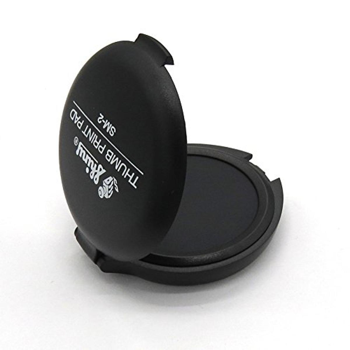 Shiny Pocket Size Fingerprint Thumb Ink Pad with Special Water Prof Ink ...