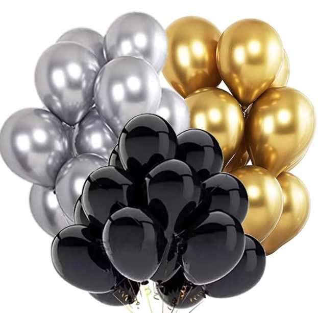 50 Pieces Latex Balloons - 12 Inch Balloons for Birthday Decoration ...