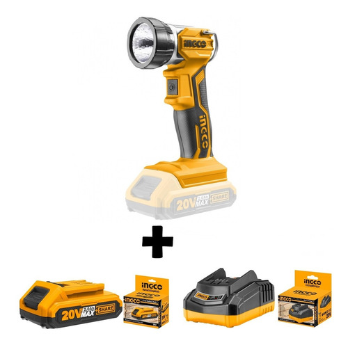 INGCO - 20v Work Light (WITH Battery & charger) | Daraz.pk