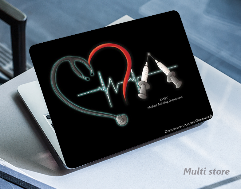 Doctor_ Laptop back cover / skin / sticker for girls / boys - Vinyl ...
