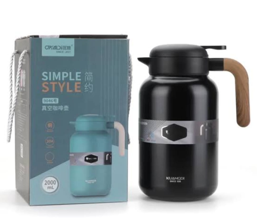 Vitamin Hot And Cold Vacuum Flask Thermos - Pure Stainless Steel - 1300 ...